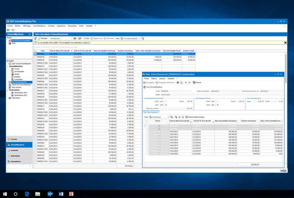 EBP Immobilisation PRO : Gestion des Immobilisations • EBP