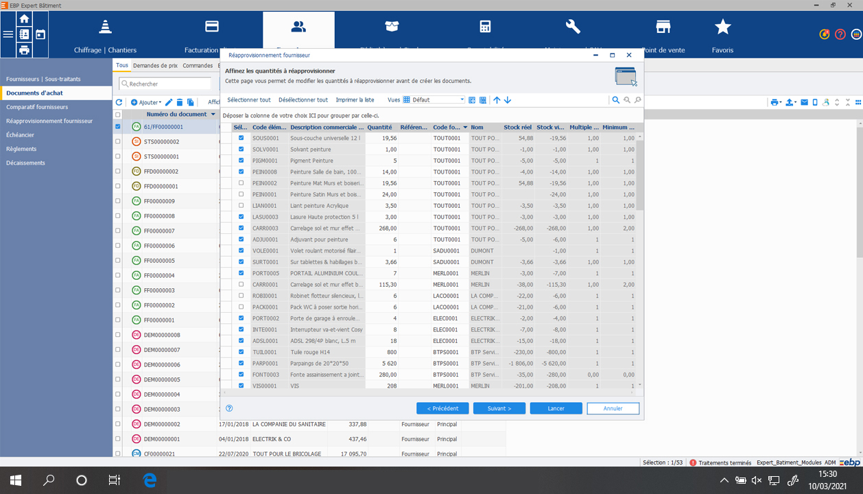 Bâtiment ELITE • Logiciel de gestion BTP • EBP