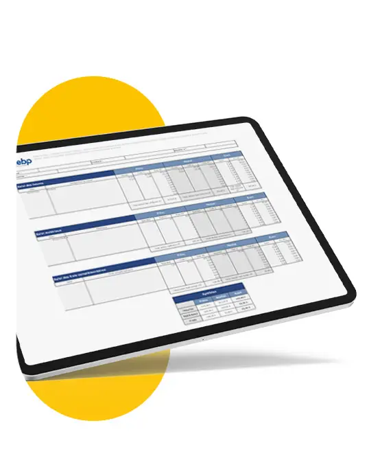 Modèle suivi de chantier - EBP